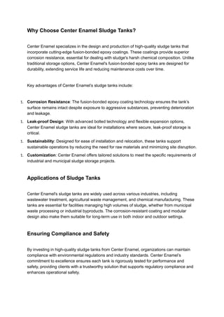 Sludge Tanks_ A Reliable Solution for Effective Sludge Management.docx