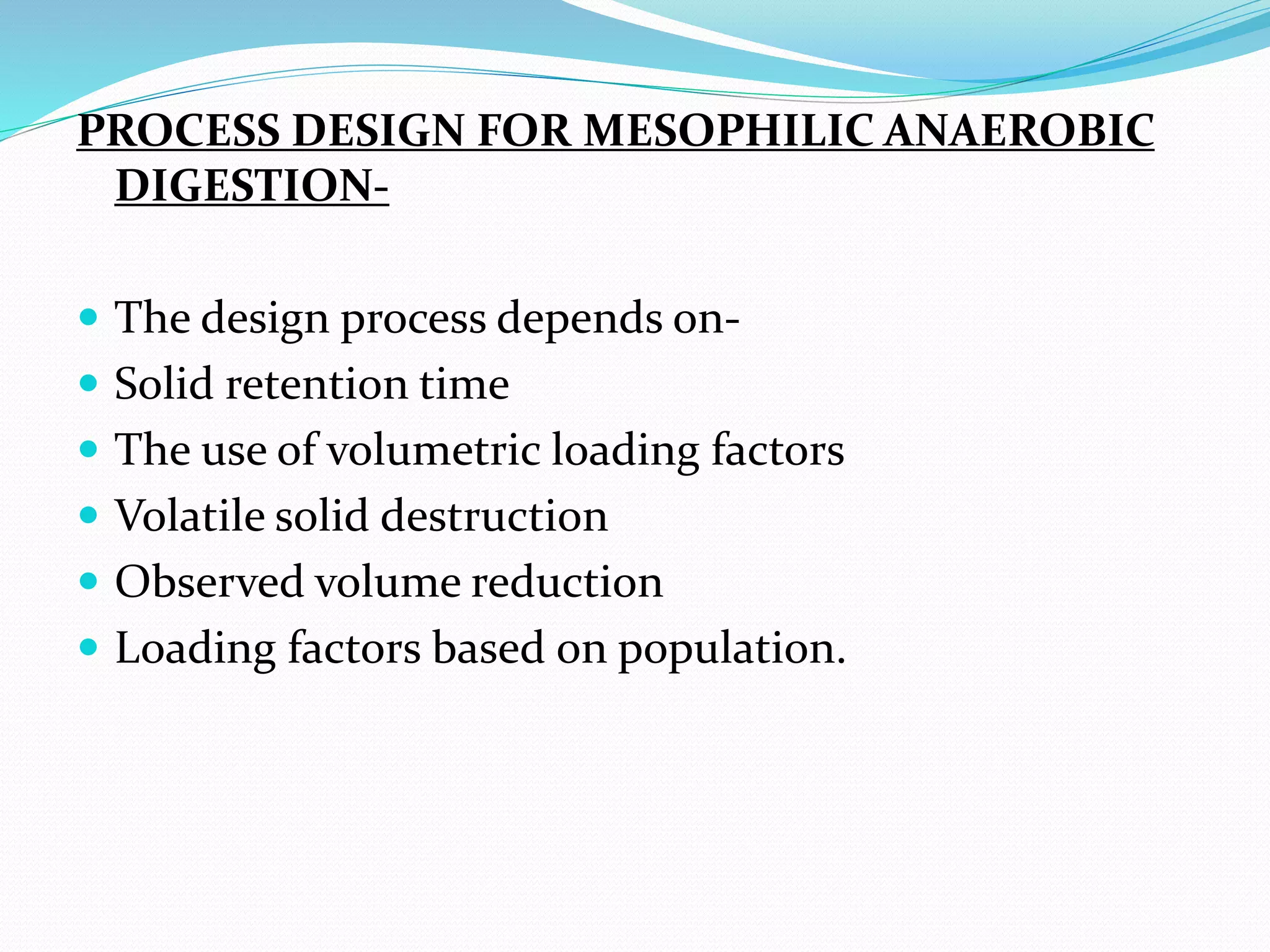 Sludge thickening and stabilization processes | PPTX