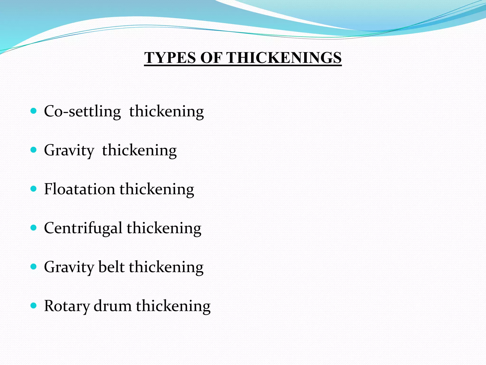 Sludge thickening and stabilization processes | PPTX