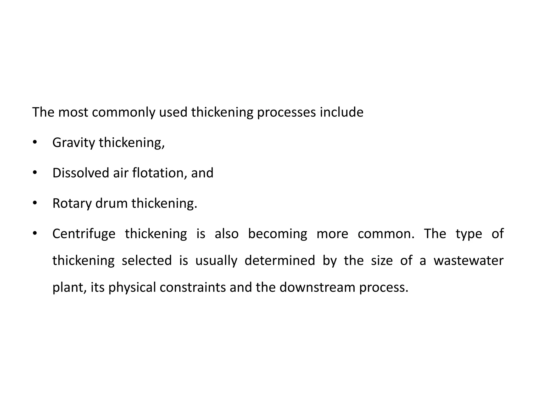 Sludge Thickening and the process of ppt | PDF