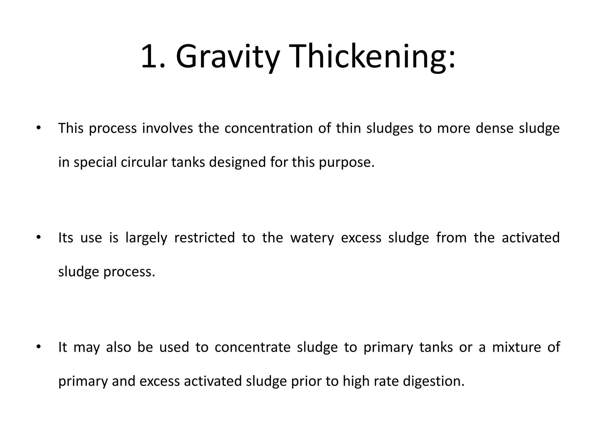 Sludge Thickening and the process of ppt | PDF