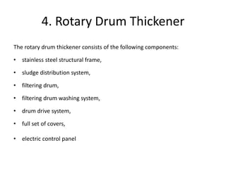 Sludge Thickening and the process of ppt | PDF