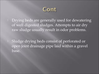 Sludge treatment and disposal | PPT
