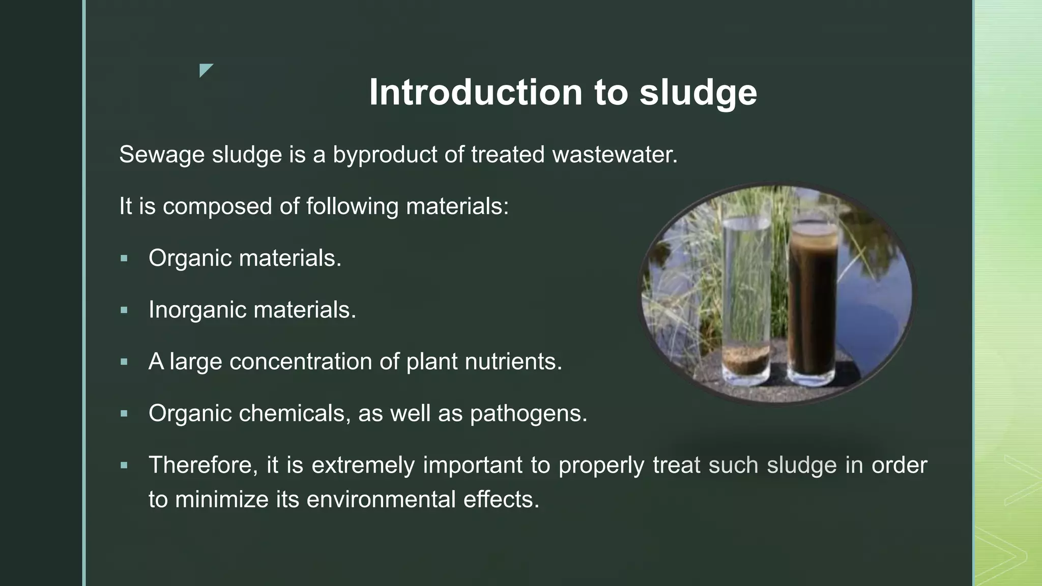 Sludge treatment and disposal | PPT