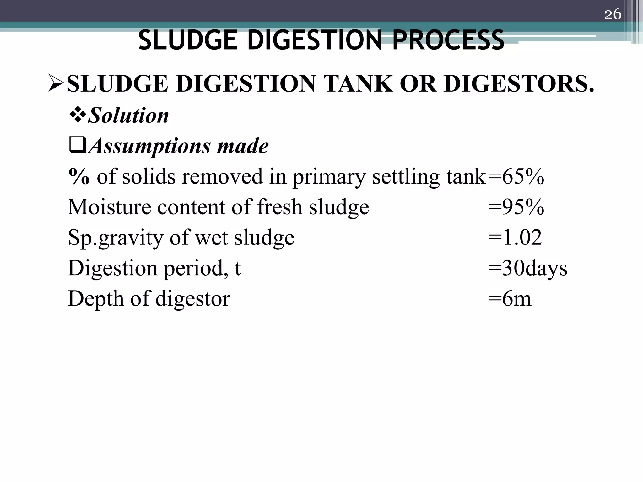 Sludge treatment and disposal 1 | PPTX