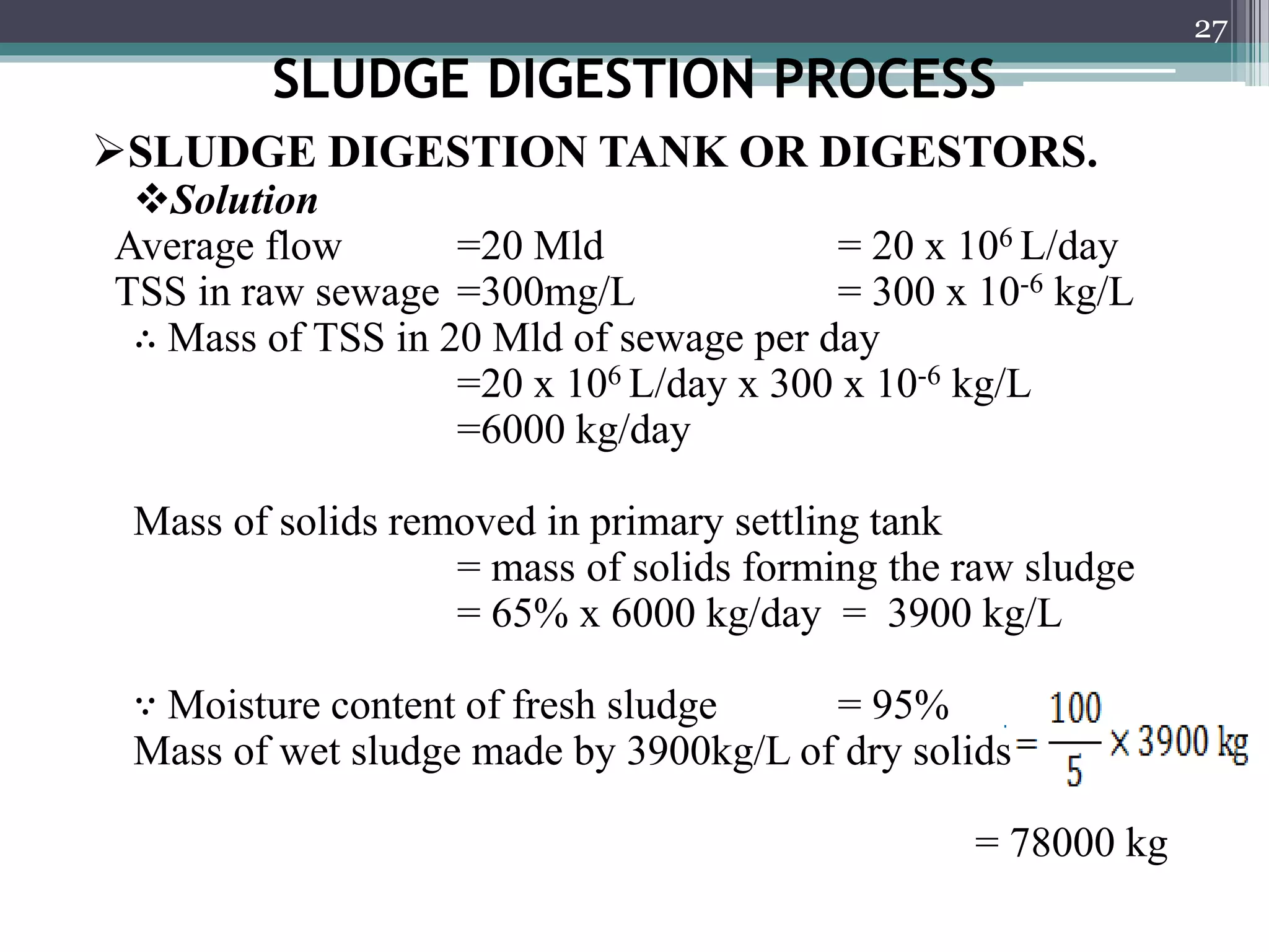 Sludge treatment and disposal 1 | PPTX