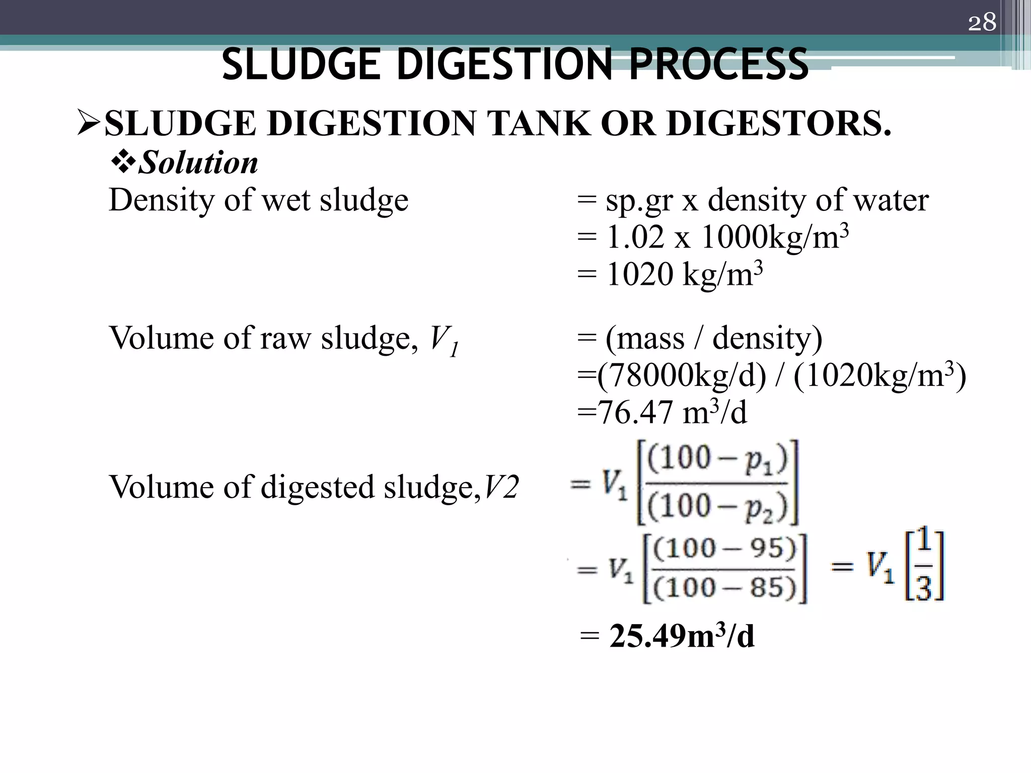 Sludge treatment and disposal 1 | PPTX