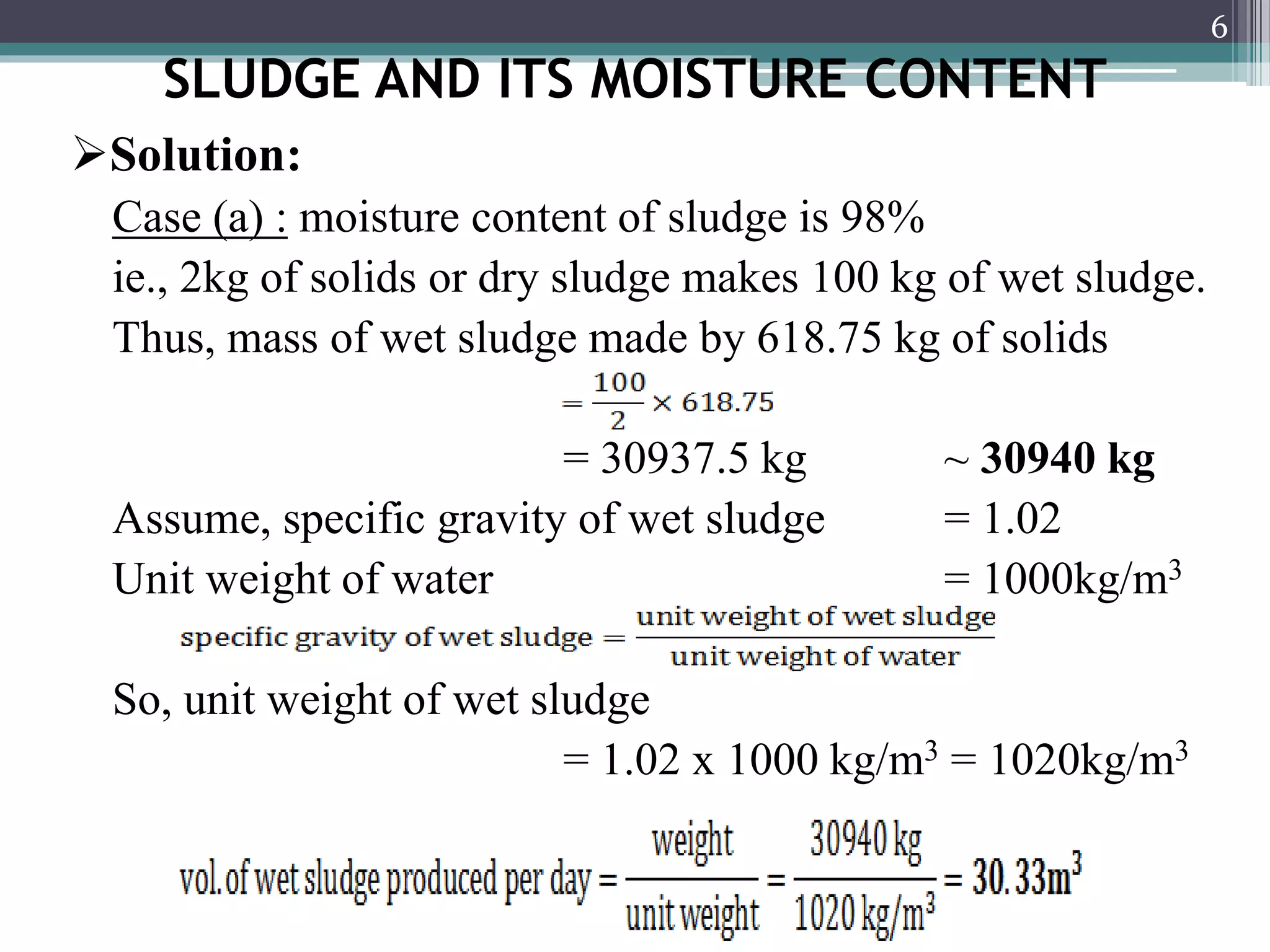 Sludge treatment and disposal 1 | PPTX