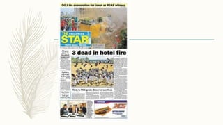 Slugline and Printer's Direction copyred | PPTX