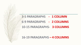 Slugline and Printer's Direction copyred | PPTX