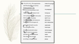 Slugline and Printer's Direction copyred | PPTX