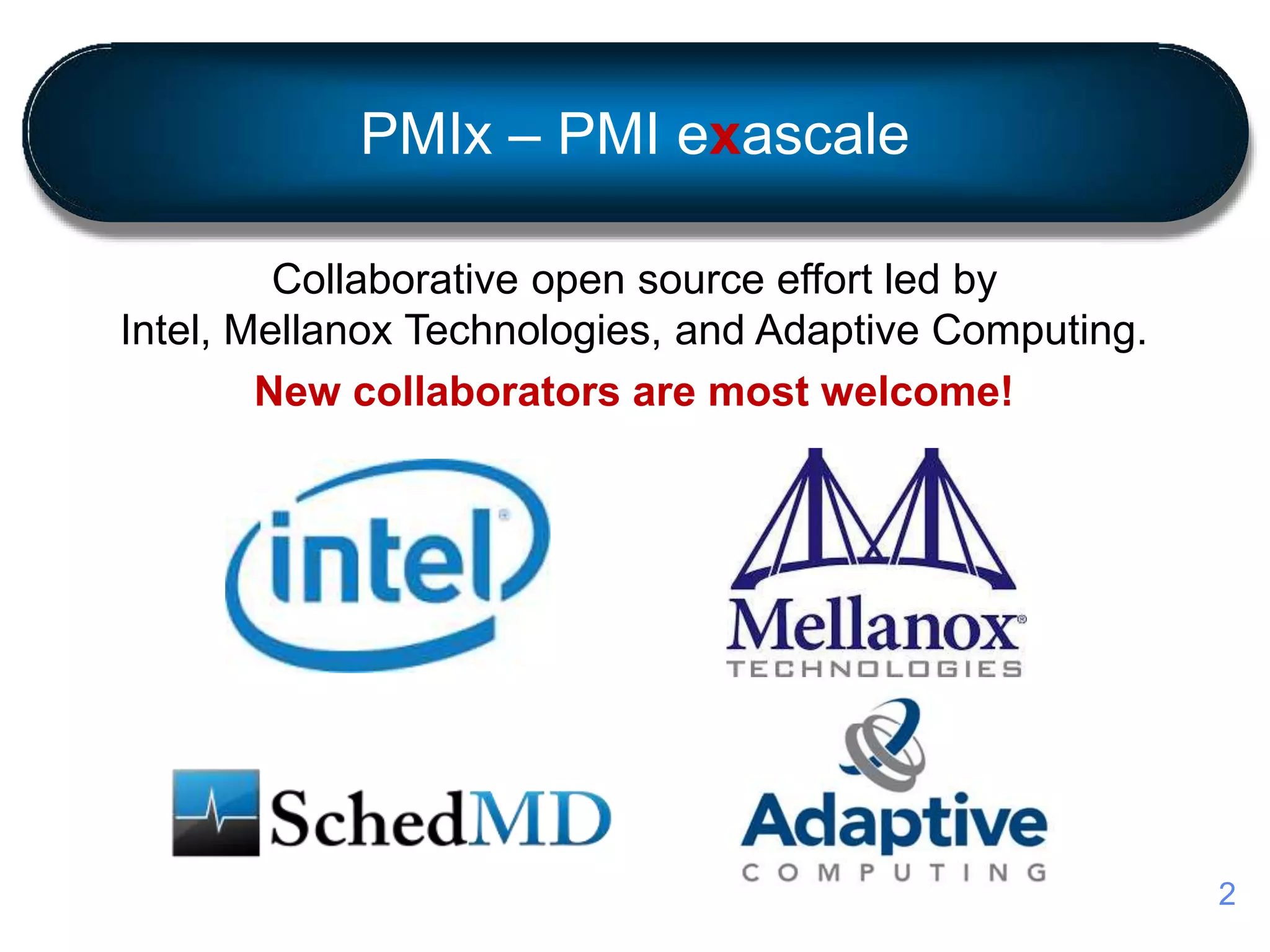 Exascale Process Management Interface | PPTX