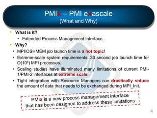 Exascale Process Management Interface | PPTX | Operating Systems | Computer Software and ...