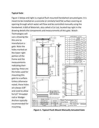 Sluice Gate Installation Guide - Watch Technologies | PDF