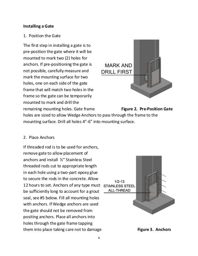 Sluice Gate Installation Guide - Watch Technologies
