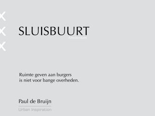 Sluisbuurt en publieke ruimte | PDF