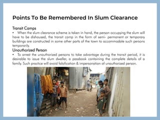 Slum Area Improvement & Clearance Act | PDF | Land and Farms | Real Estate