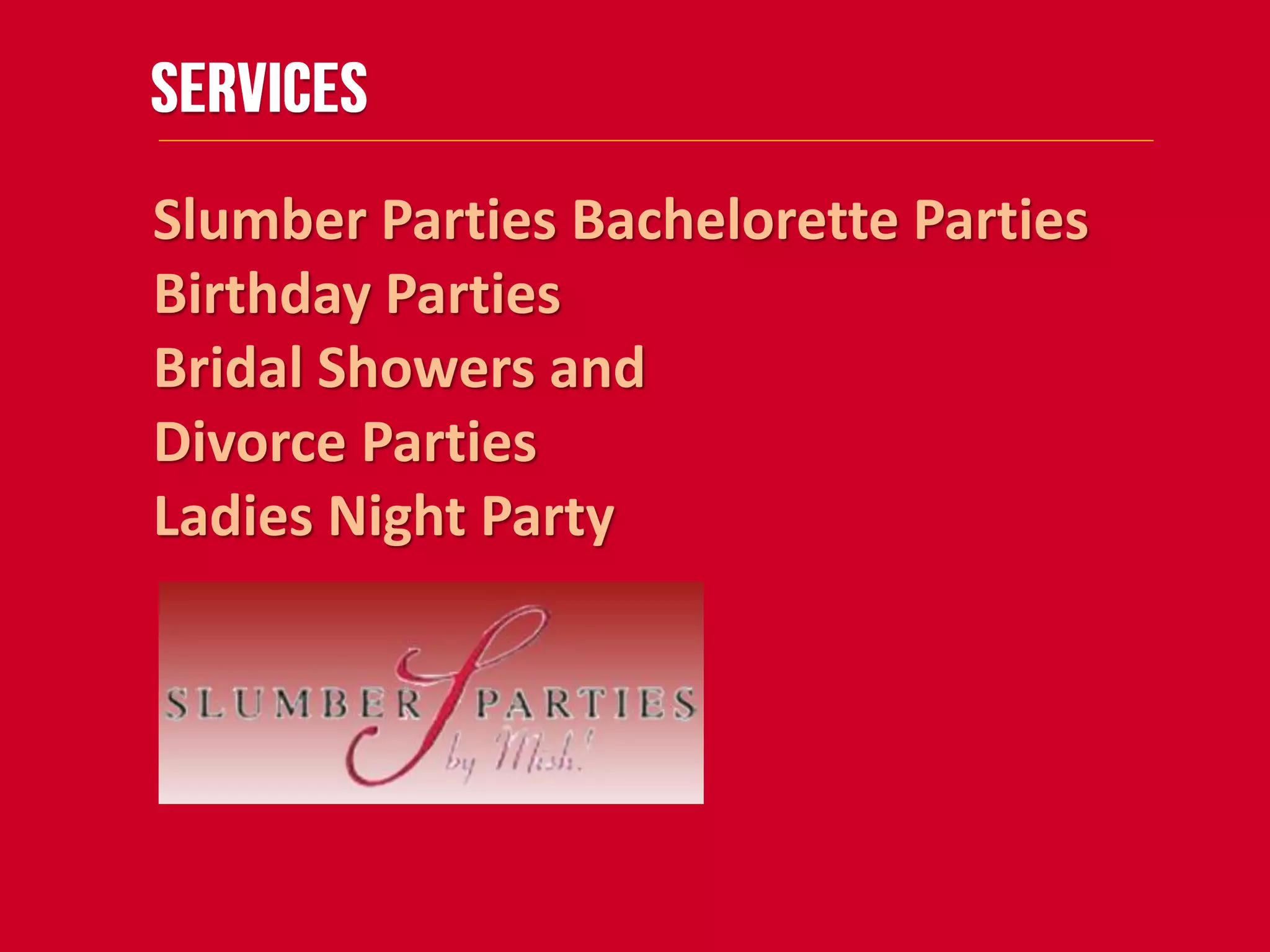 Slumber Parties by Mish | PPT