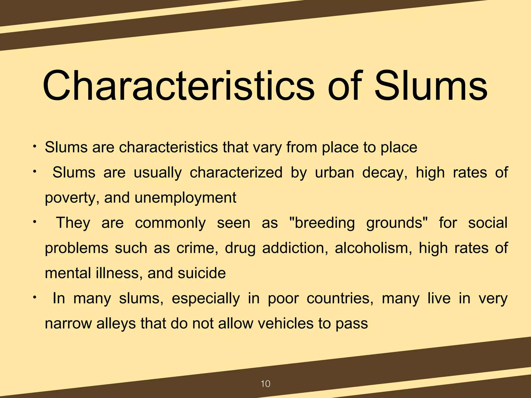 Slum definitions | PPT
