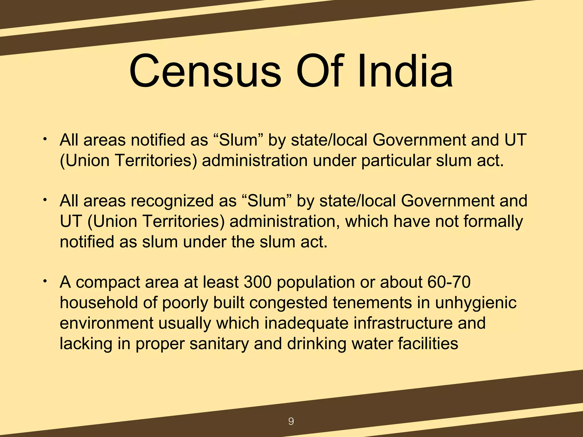 Slum definitions | PPT