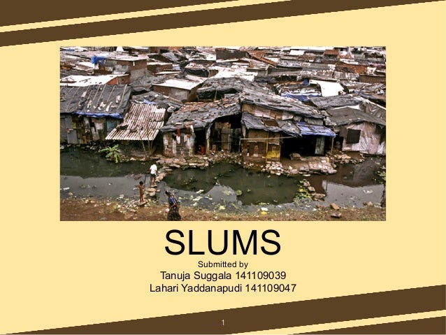 Slum definitions