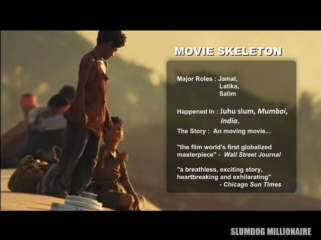 Slumdog millionaire | PPT