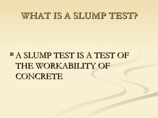 Slump Test | PPT