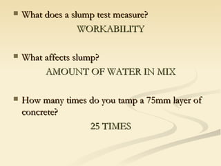 Slump Test | PPT