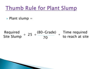 Slump ampeter co relation practically | PPTX