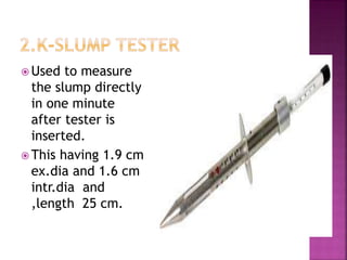 Slump cone test | PPTX