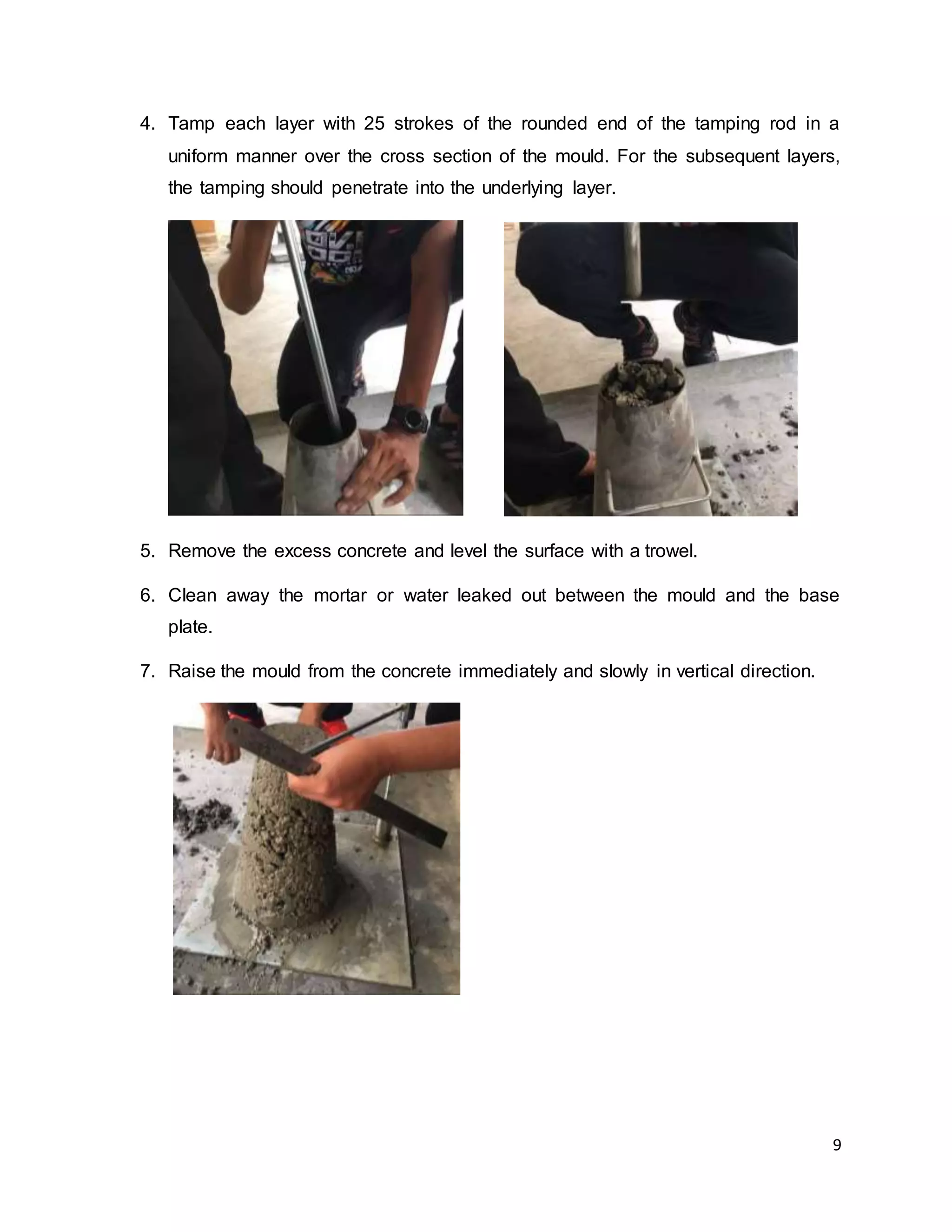 SLUMP TEST REPORT DCC 2042 | DOCX