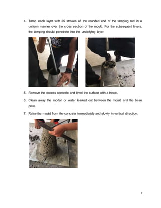 SLUMP TEST REPORT DCC 2042 | DOCX