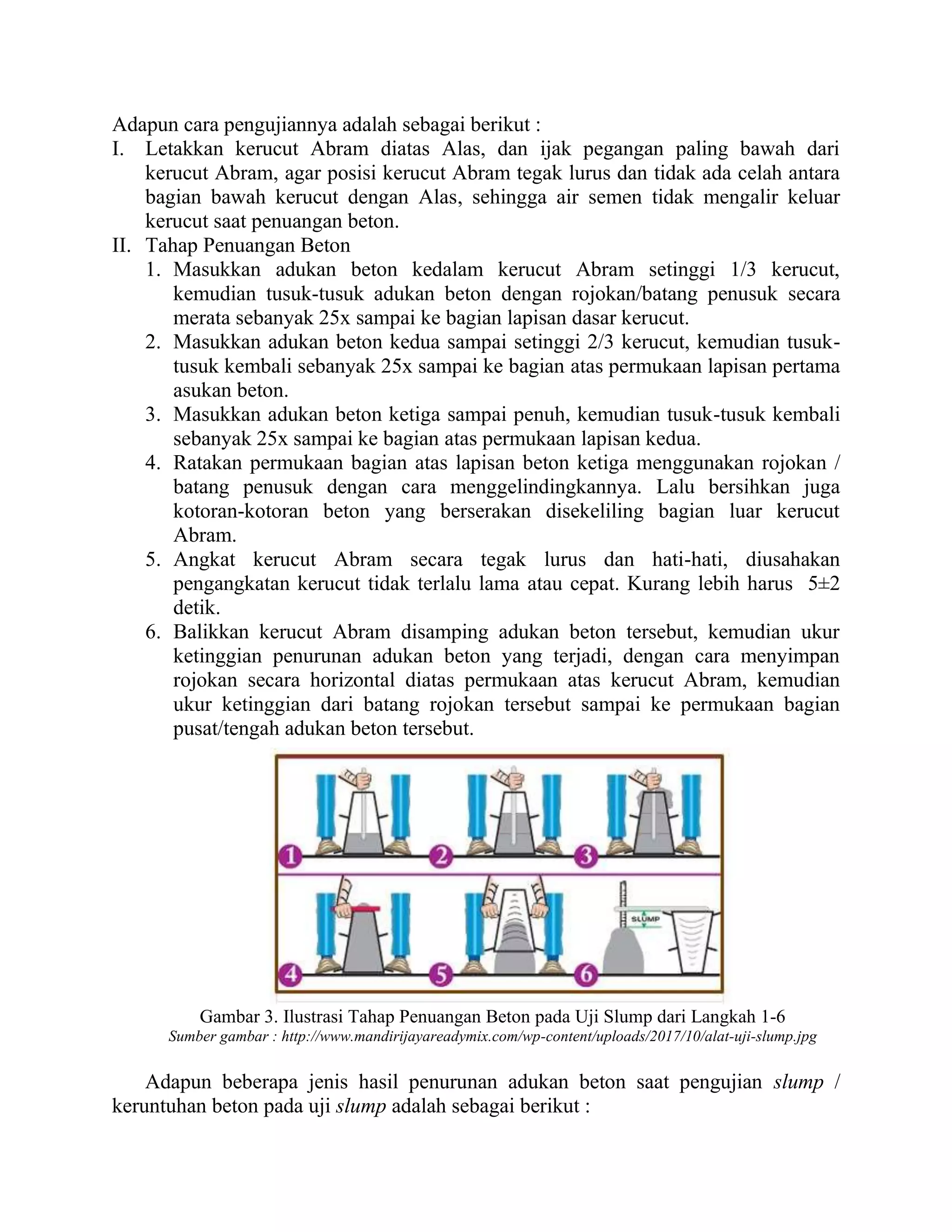 Slump test pada beton (Angga Nugraha) | PDF
