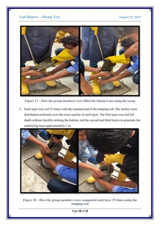 Slump test report | PDF