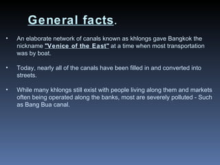 Slum Regeneration Bang Bua Bangok | PPT