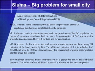 slumrehabilitationauthority-130121232946-phpapp01.ppt | Developmental ...