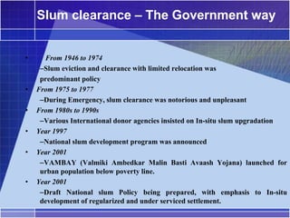 slumrehabilitationauthority-130121232946-phpapp01.ppt | Developmental ...