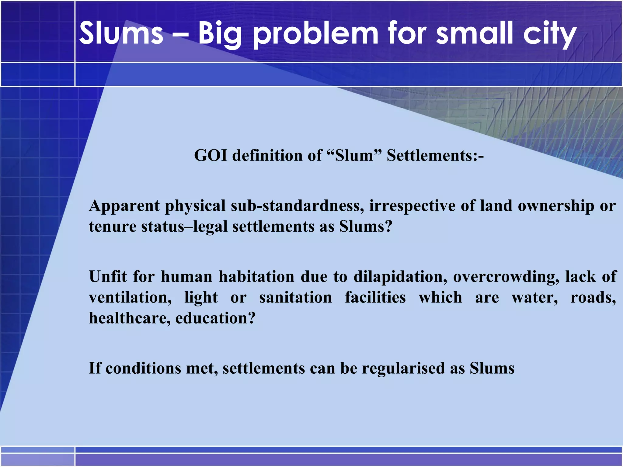 Slum rehabilitation authority | PPT