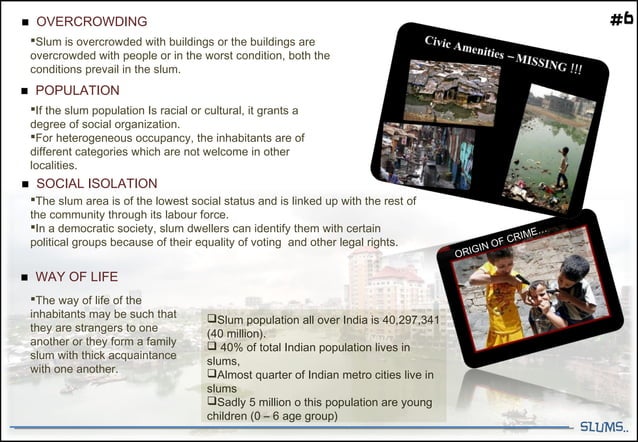 Slums | PPT | Developmental Sites | Real Estate