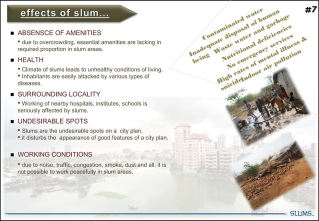 Slums | PPT | Developmental Sites | Real Estate