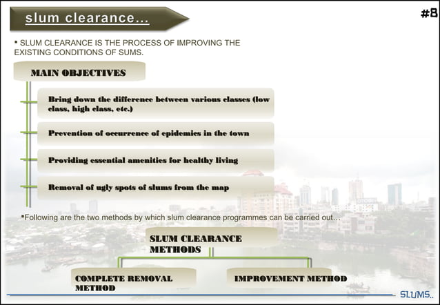 Slums | PPT | Developmental Sites | Real Estate