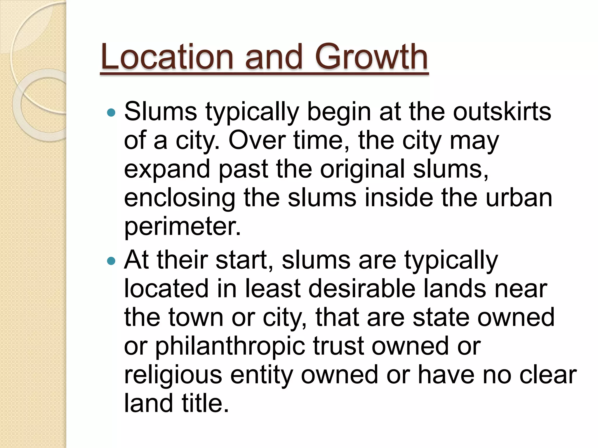 Slums | PPTX
