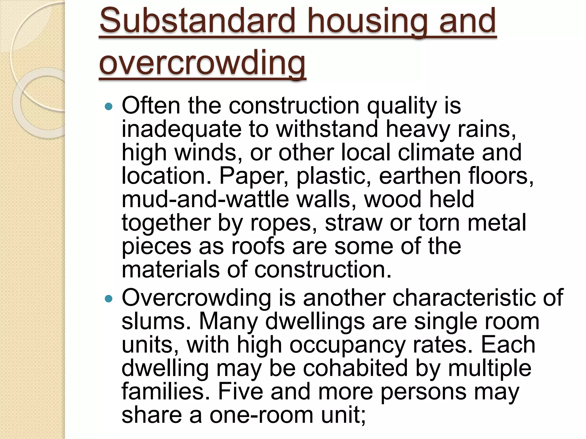 Slums | PPTX
