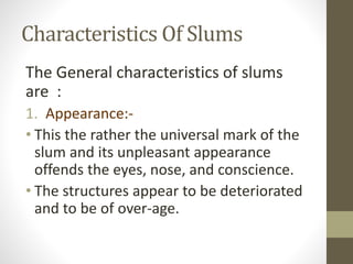 Slums | PPTX