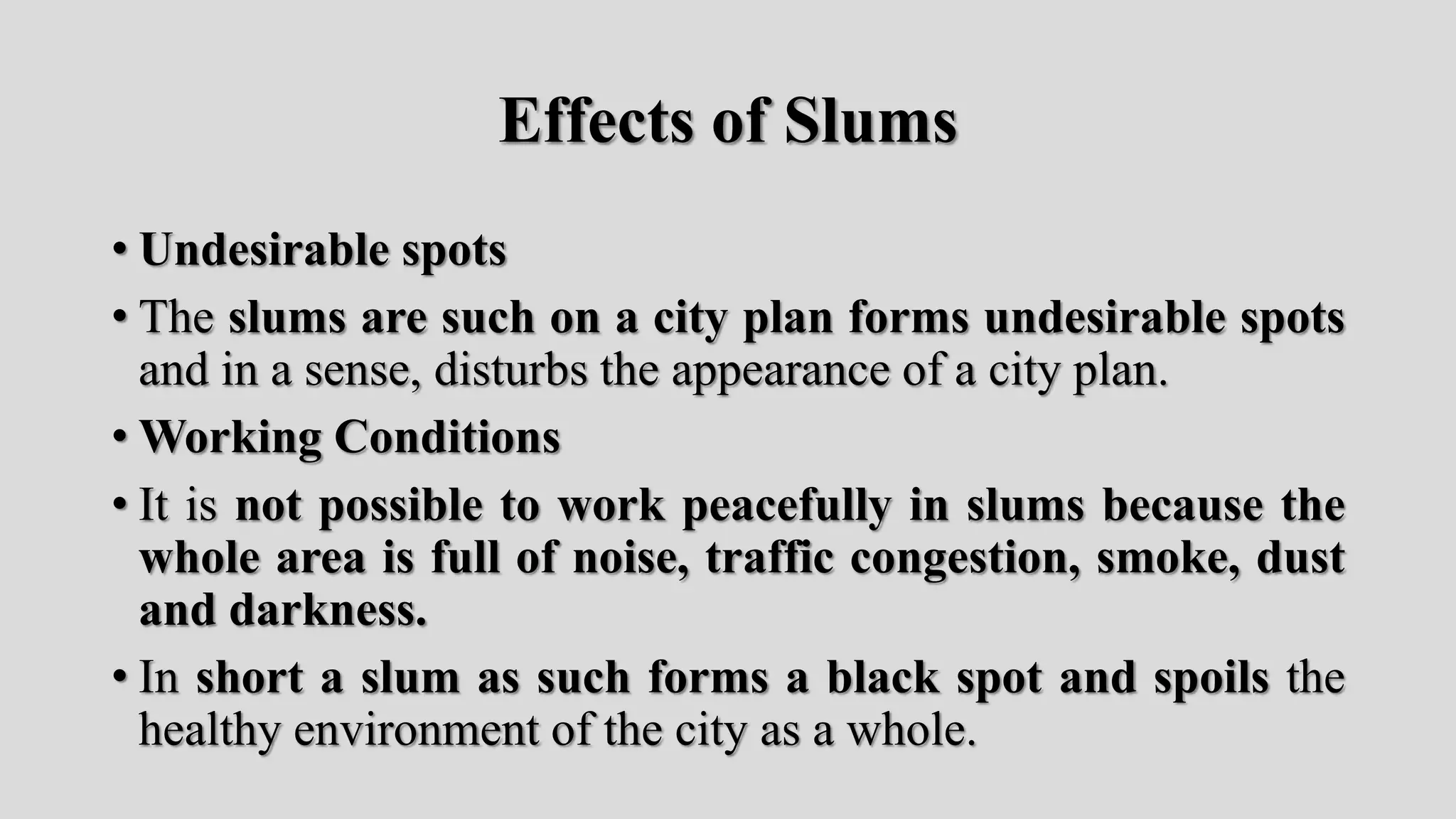 Slums | PPTX