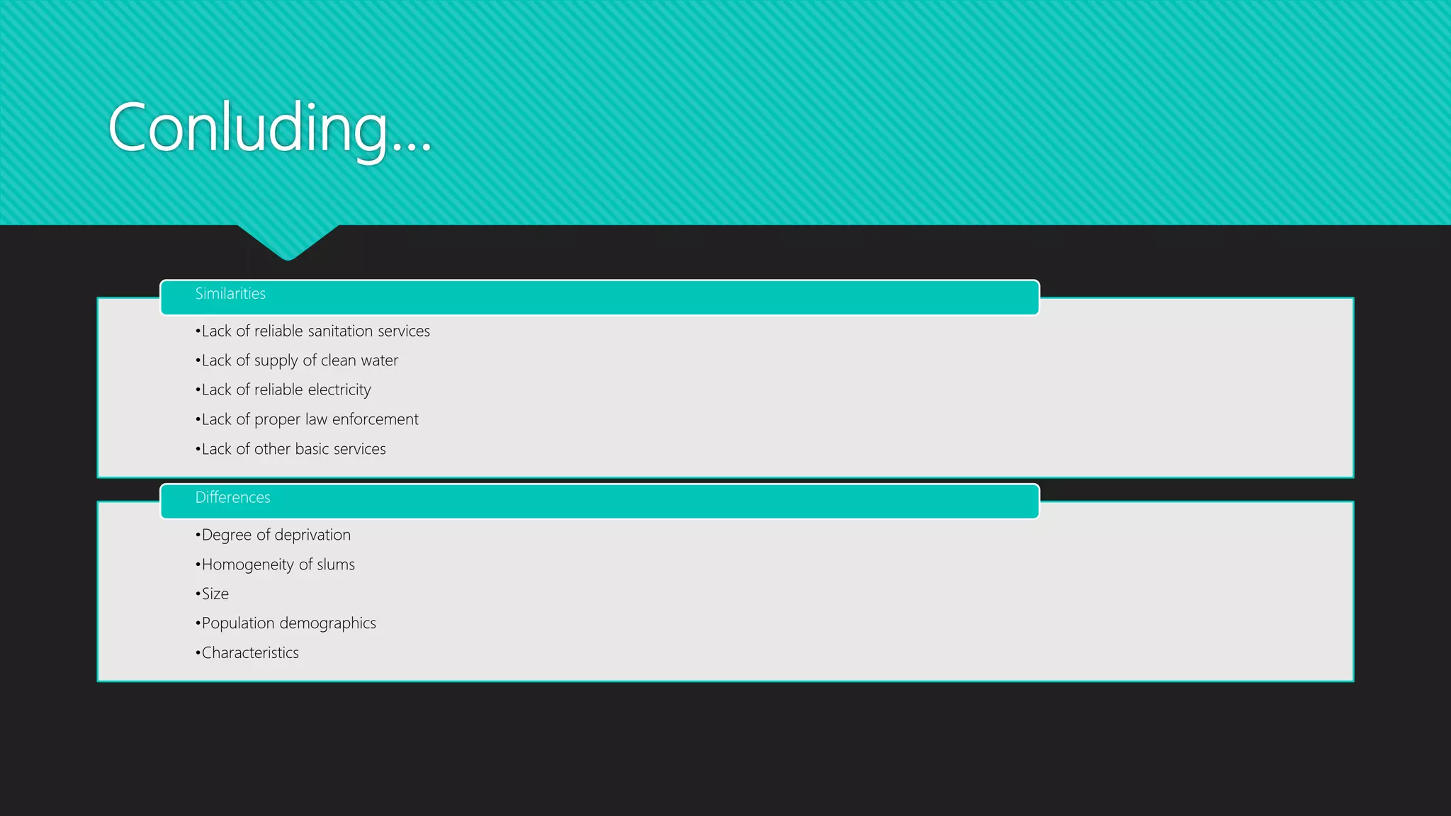 Slums: Introduction and Classifications | PPTX
