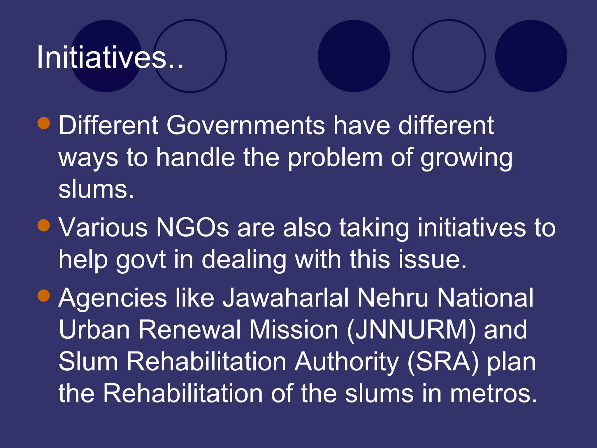 Slums In India | PPT