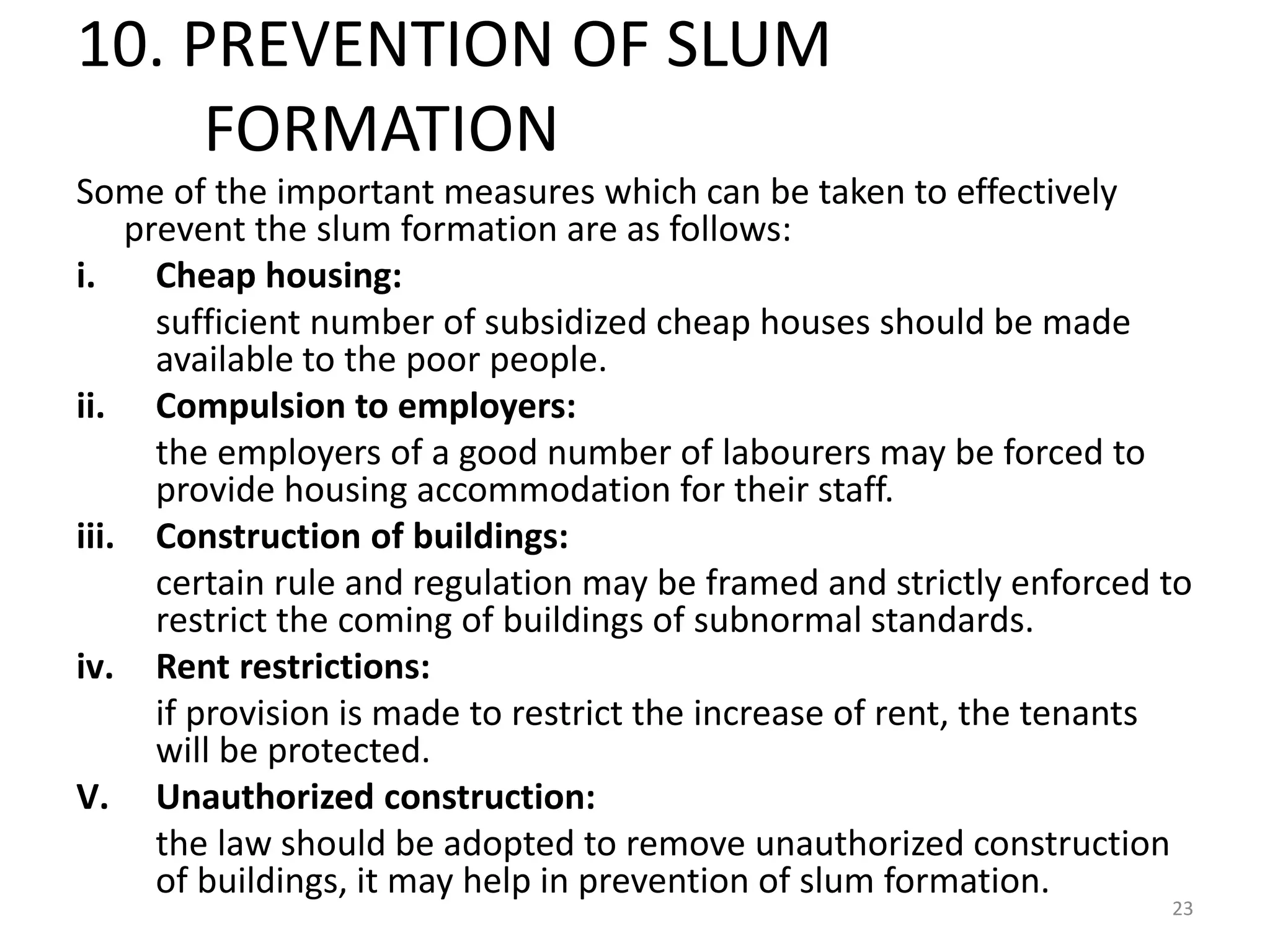 Slums presentation | PPTX