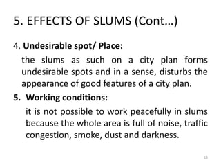 Slums presentation | PPTX