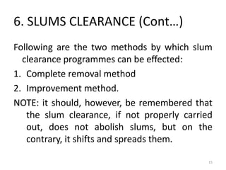 Slums presentation | PPTX